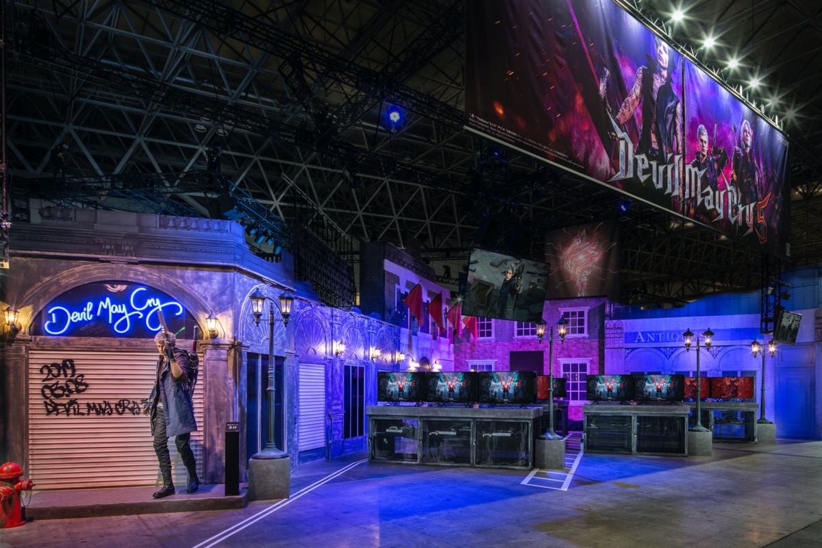 2018 Tokyo Game Show Capcom Booth » 空間演出デザイン：D3D Atelier [ ディスリーディ・アトリエ ]