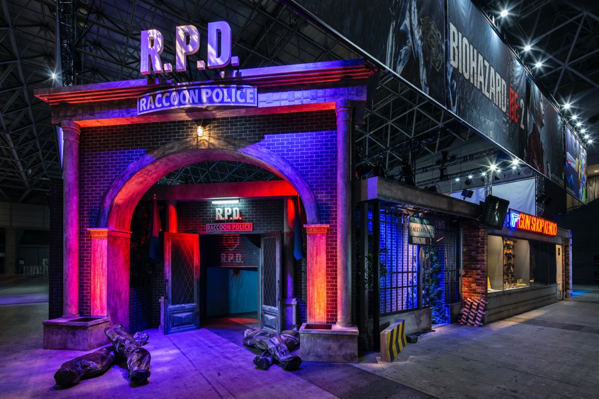 2018 Tokyo Game Show Capcom Booth » 空間演出デザイン：D3D Atelier [ ディスリーディ・アトリエ ]