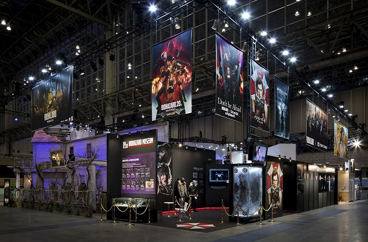 2016 Tokyo Game Show Capcom Booth » 空間演出デザイン：D3D Atelier [ ディスリーディ・アトリエ ]