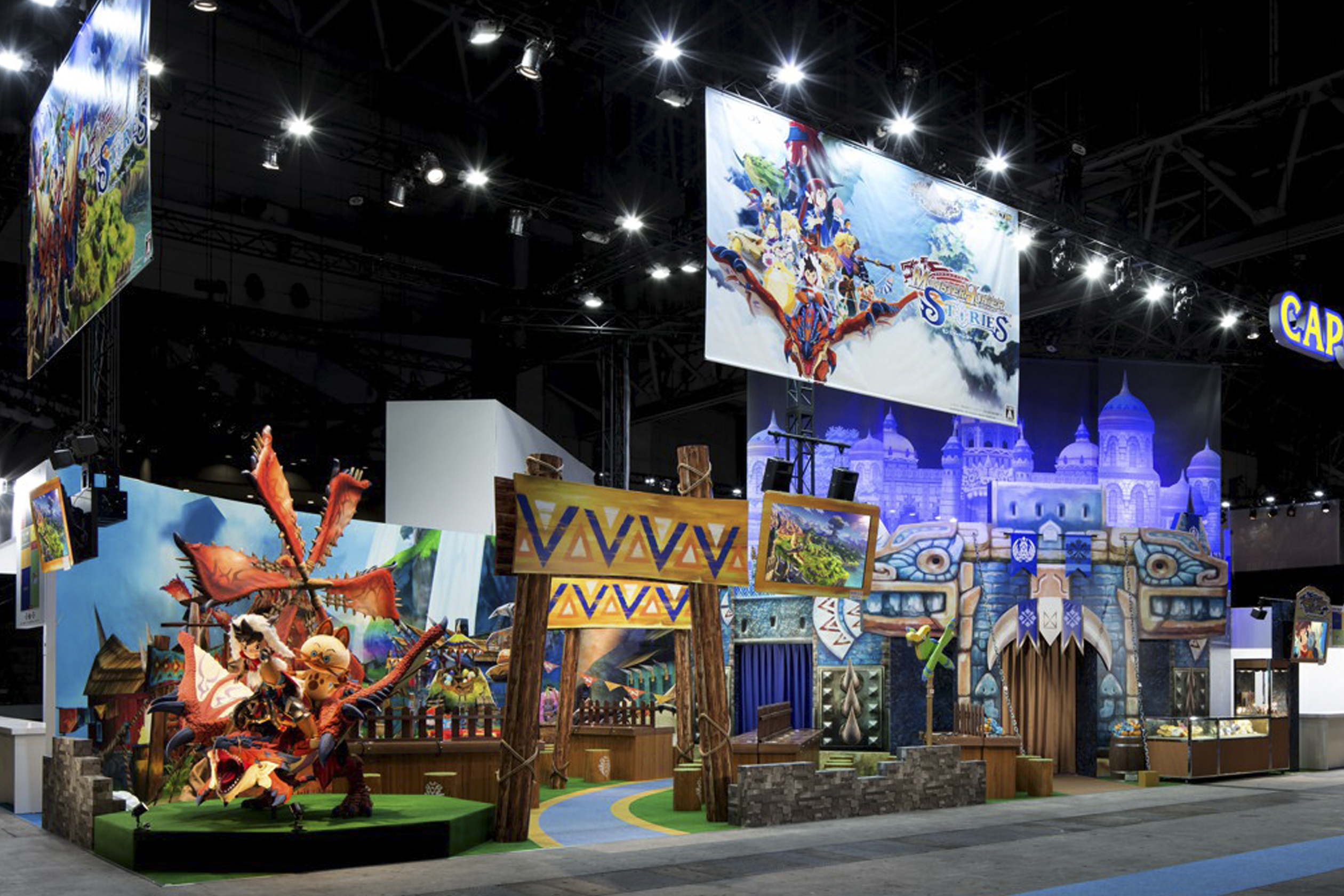 2016 Tokyo Game Show Capcom Booth » 空間演出デザイン：D3D Atelier [ ディスリーディ・アトリエ ]