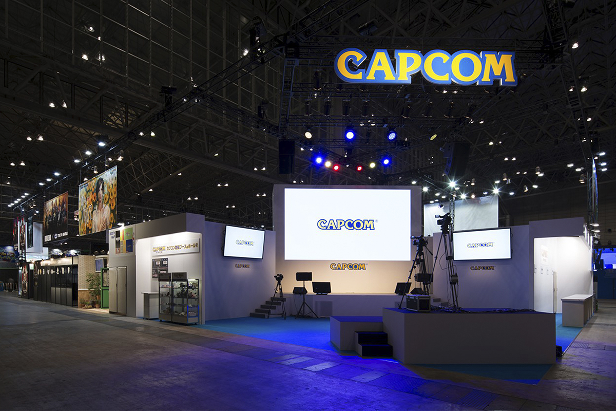 2016 Tokyo Game Show Capcom Booth » 空間演出デザイン：D3D Atelier [ ディスリーディ・アトリエ ]